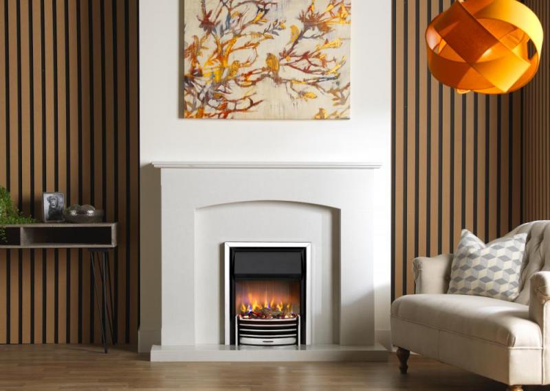 Dimplex Lerwick Chrome Optiflame 3D – Supreme Fireplaces